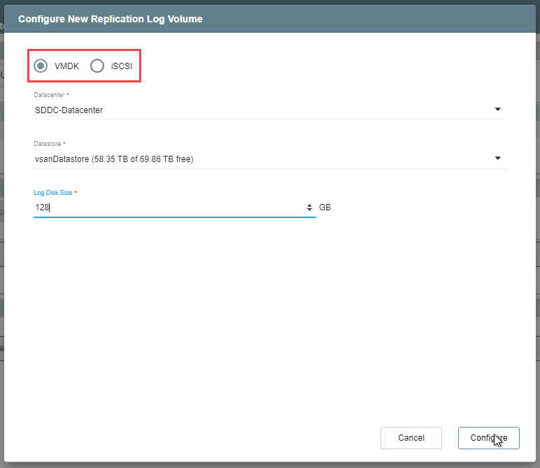 Create A Replication Log Volume 0812